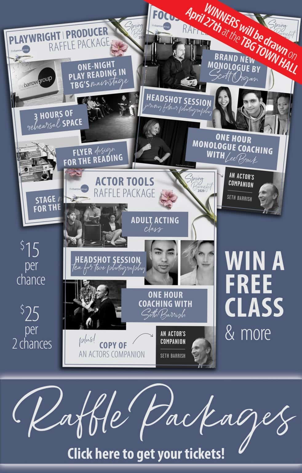 2020 Spring Benefit: Exciting Raffle Packages at Barrow Group