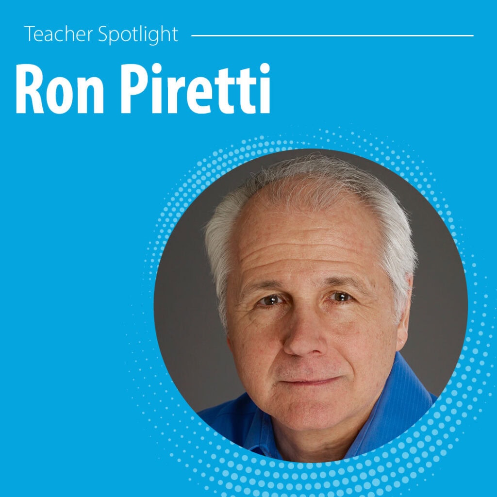 Teacher Spotlight: Ron Piretti on Stage, Story & Stage Combat