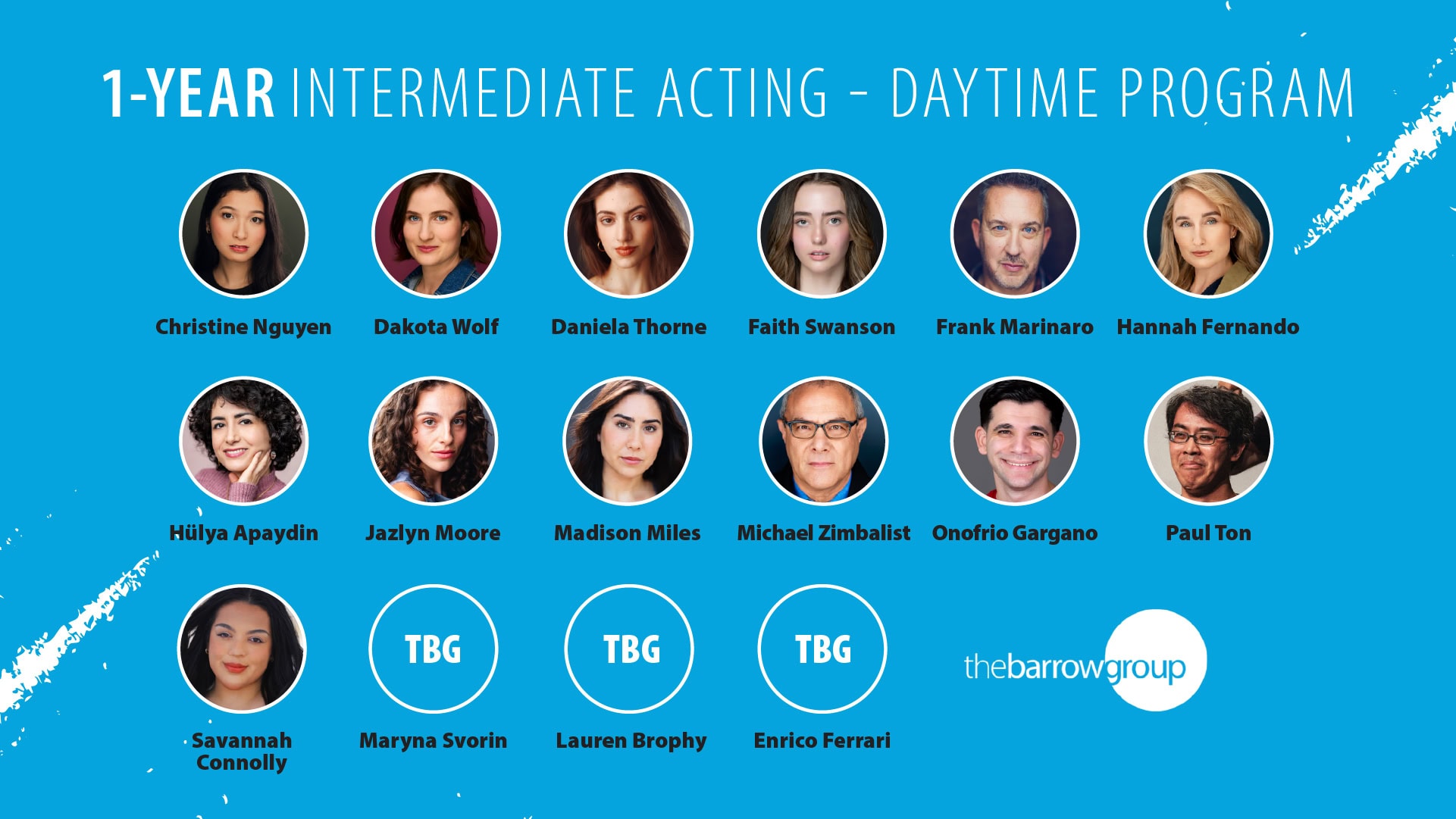 Culminating Performances - 2025 1-Year Intermediate Acting Daytime ...